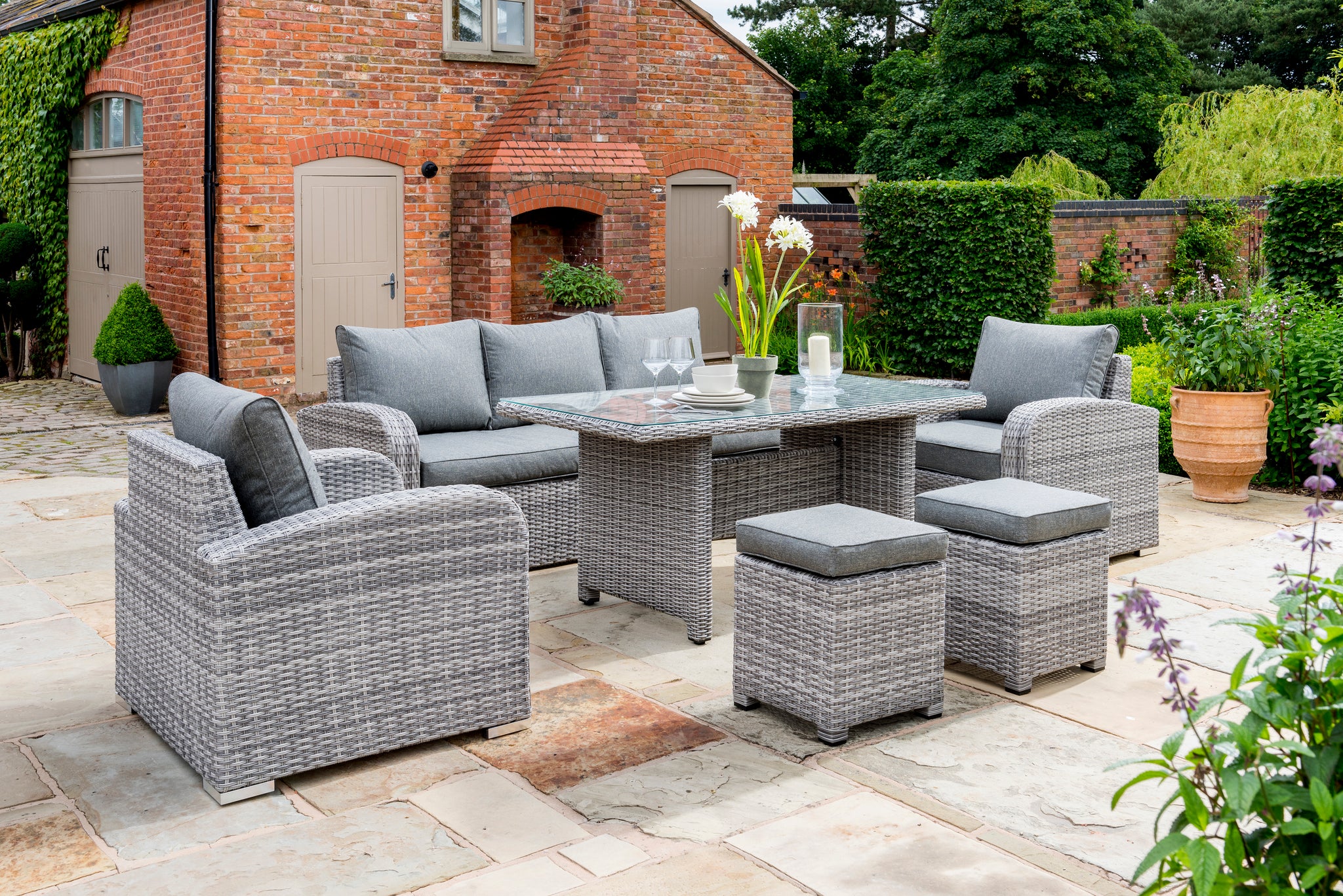 Norfolk Leisure Longbeach Lounge Weave Set