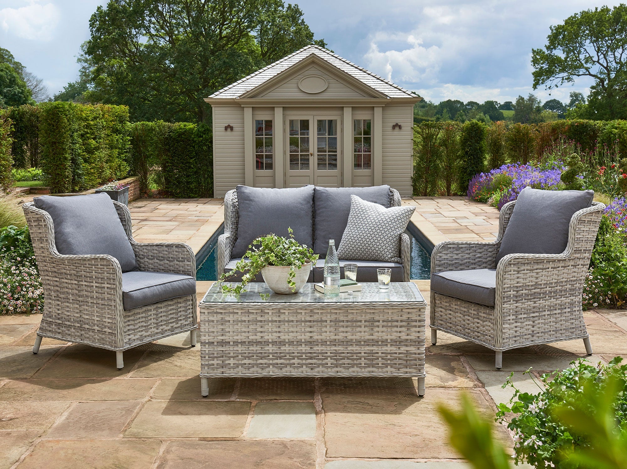 Norfolk Leisure Wroxham Lounge Set - Rattan